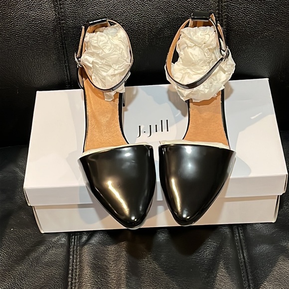 J. Jill | Shoes | J Jill Block Heel Dorsay Pumps Womens Size 65 Black ...